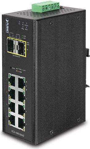 Planet Industrial Gigabit LWL Switch IGS-10020MT