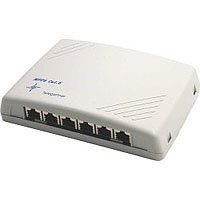 Telegärtner Mini-Verteiler MPD6-HS K Cat.6A lichtgrau RAL 7035; 6-fach ...